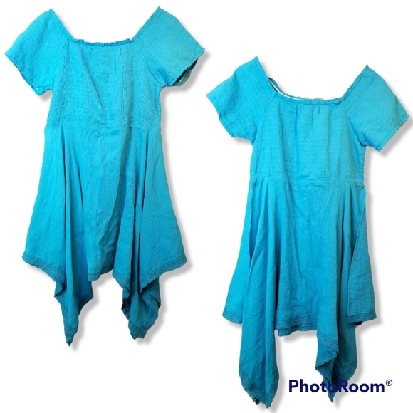 Monroe & Main | Dresses | Monroe And Main Cotton Lace Asymmetrical ...